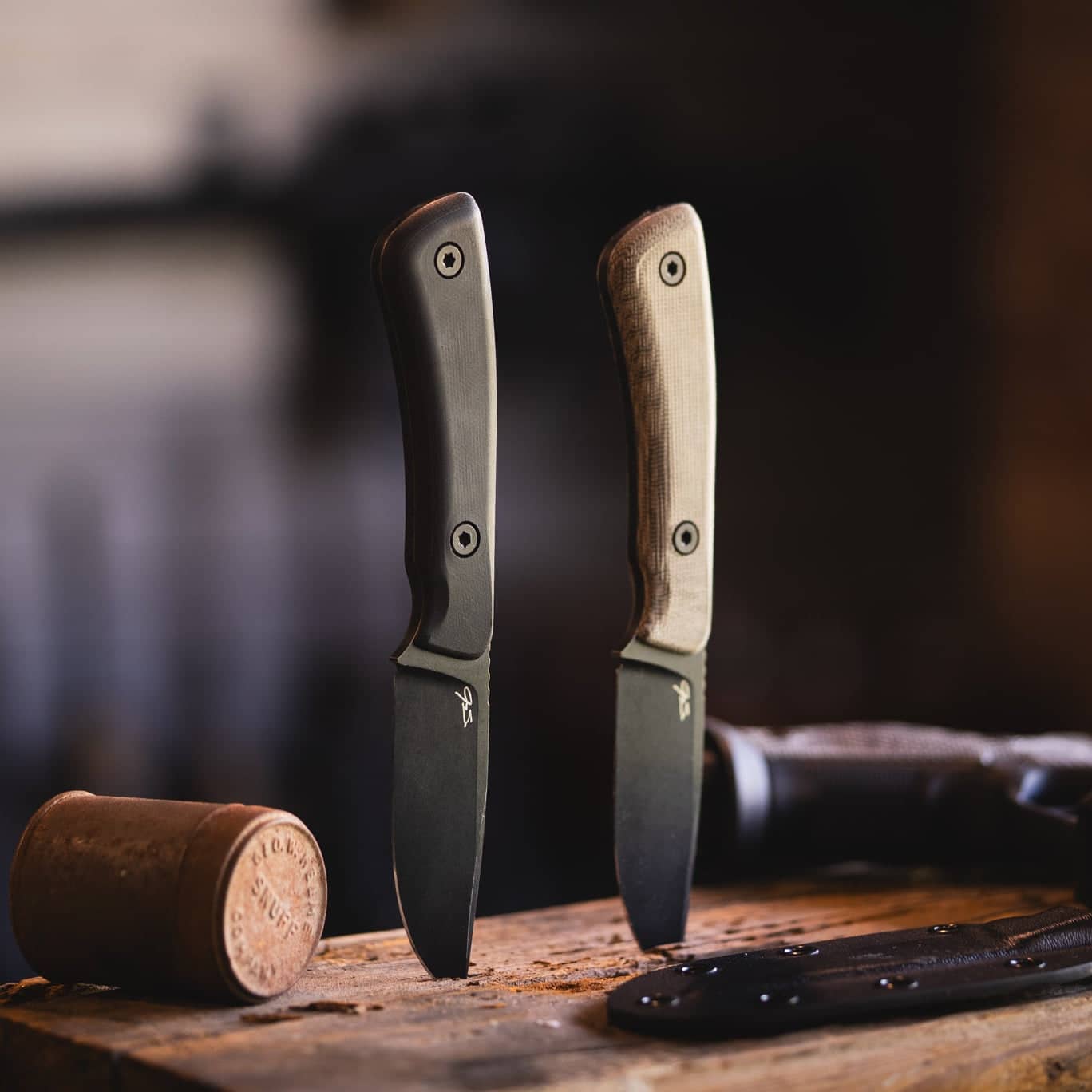 JS Deano Fixed Blade Knife by Jeremy Siers – Durable EDC Knife – Big ...